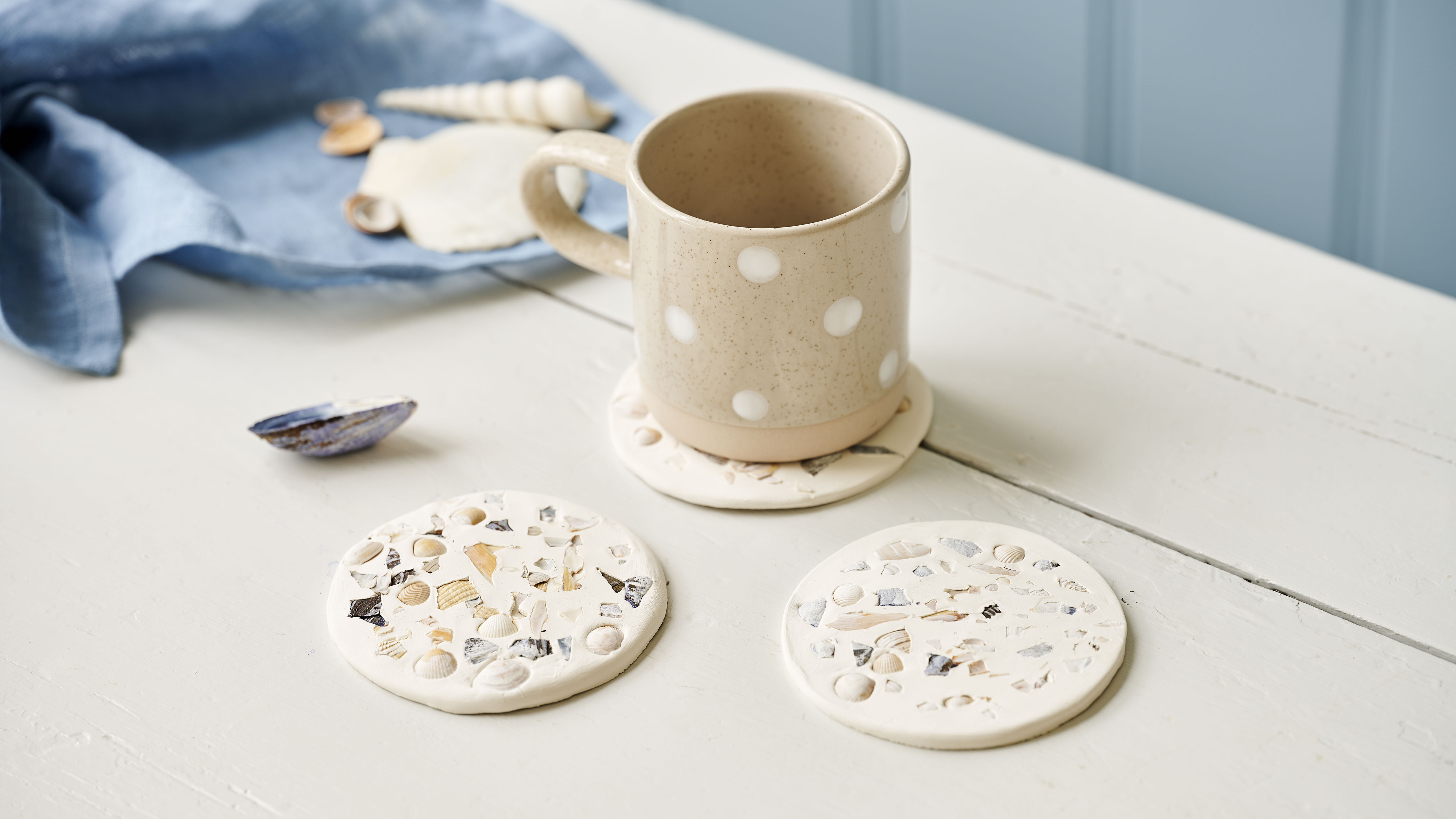 Dessous de plat avec coquillages | Projets de bricolage | Søstrene Grene