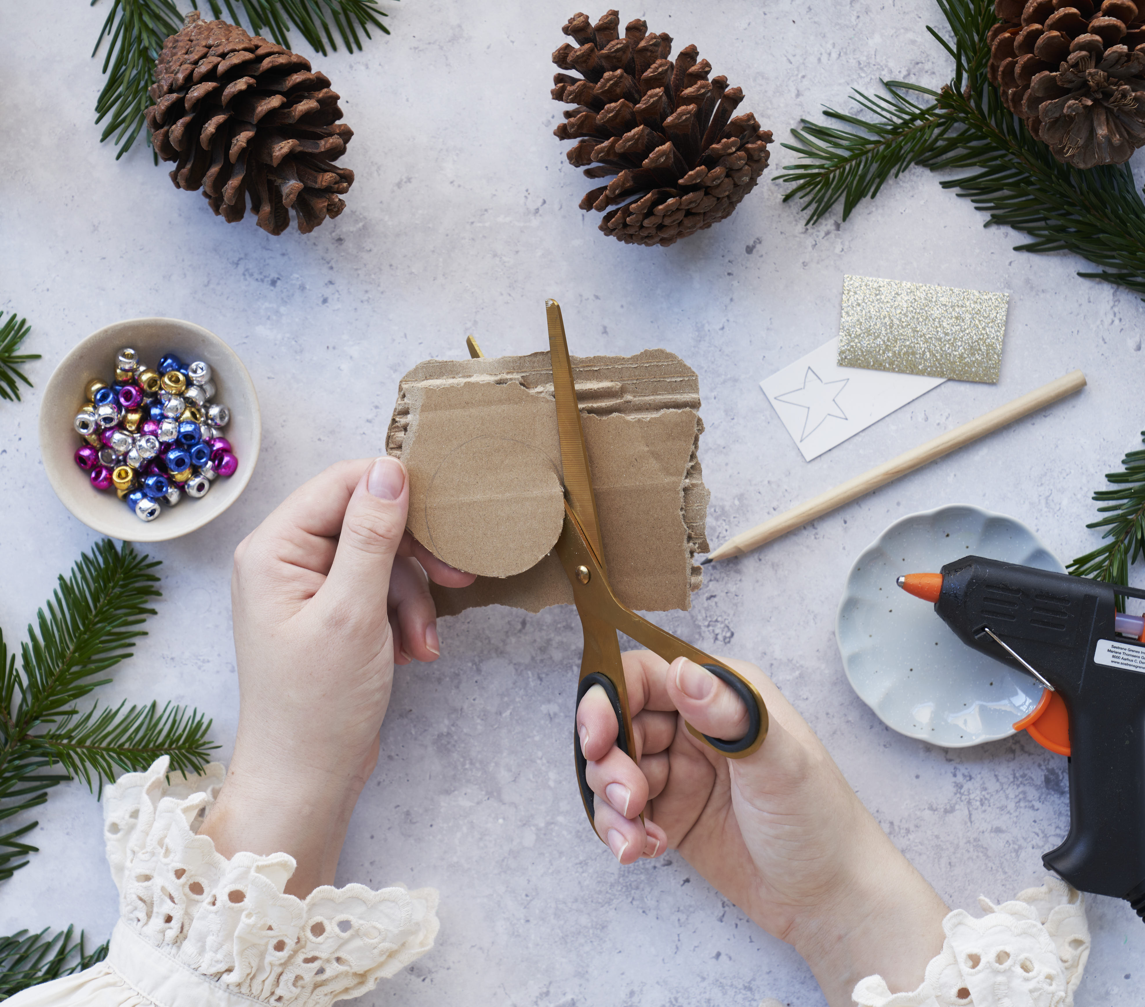 Julgran av grankotte | DIY-projekt | Søstrene Grene