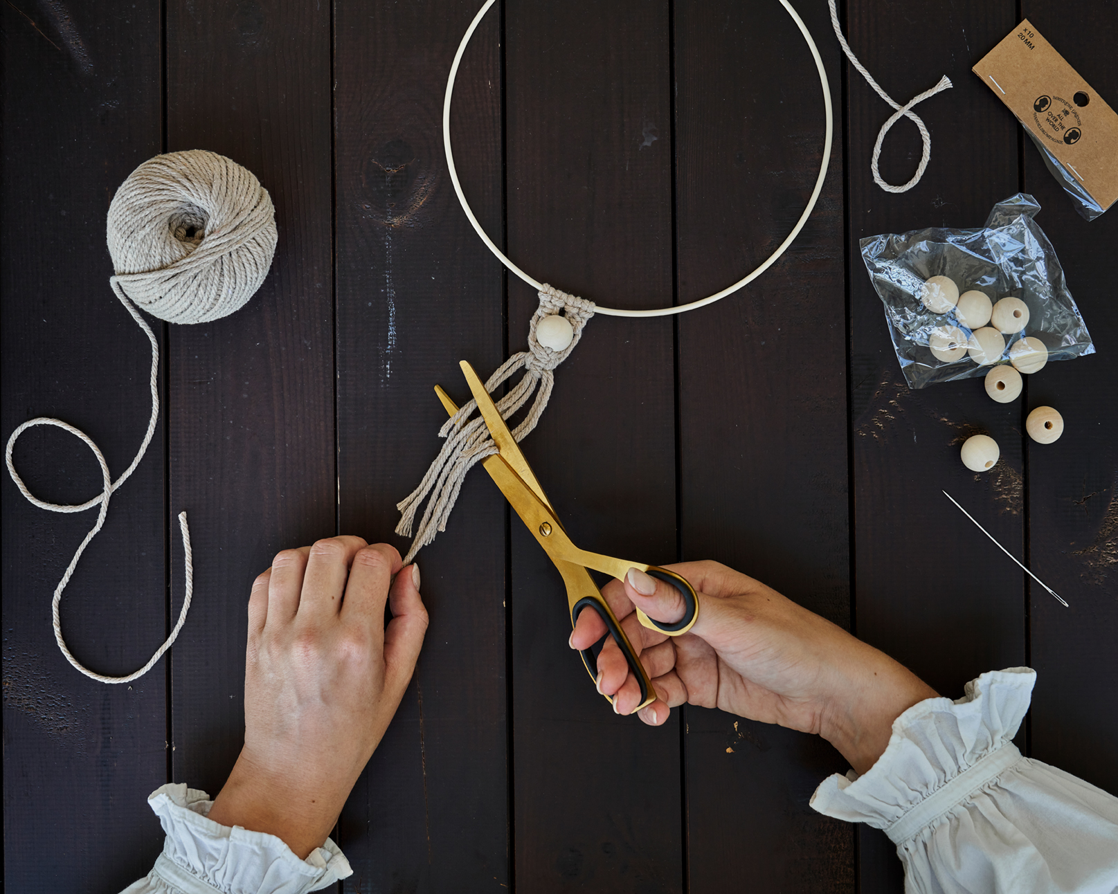 Makramee-Kranz | DIY-Projekten | Søstrene Grene