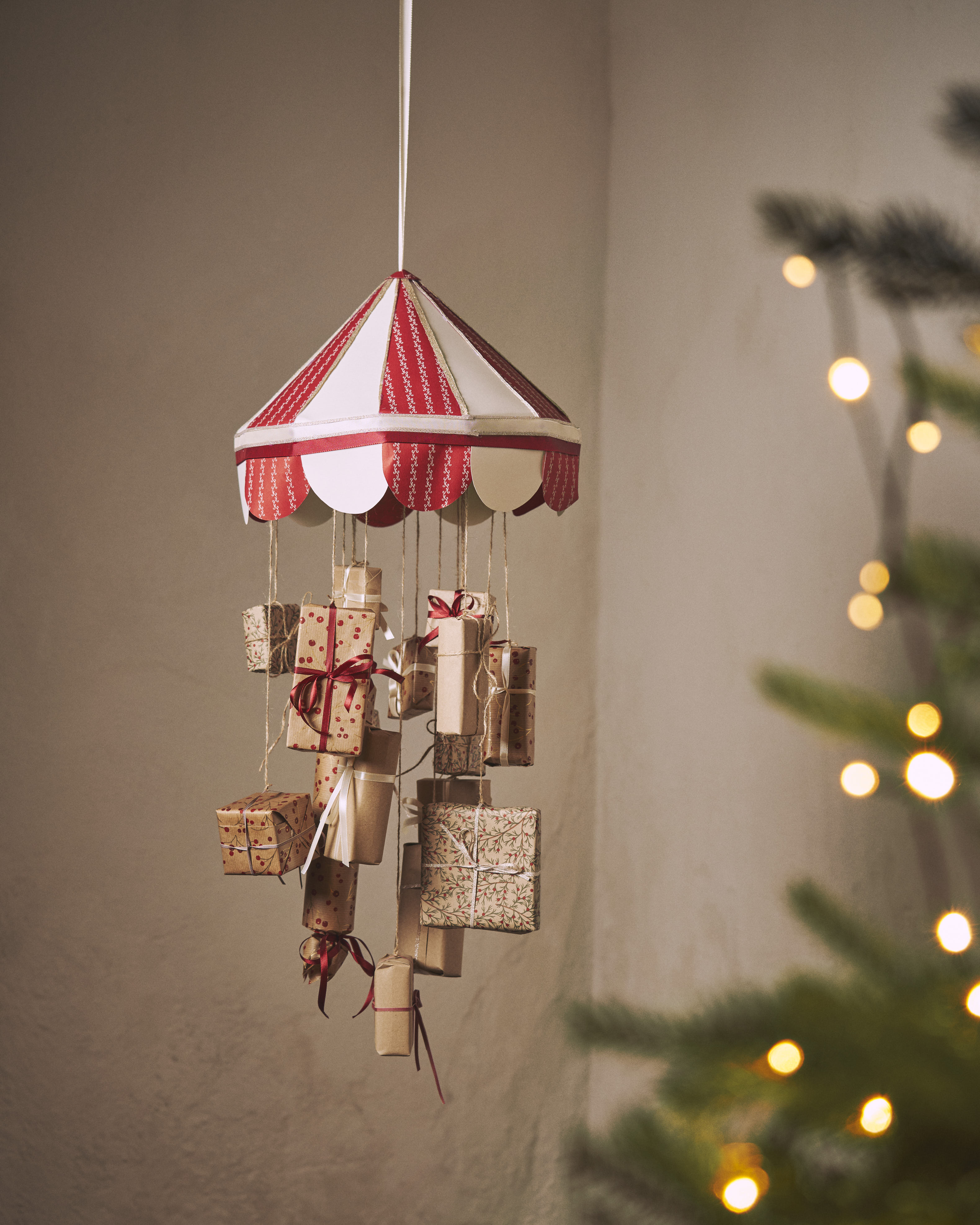 Sukkerstang som julekrans | DIY-prosjekter | Søstrene Grene