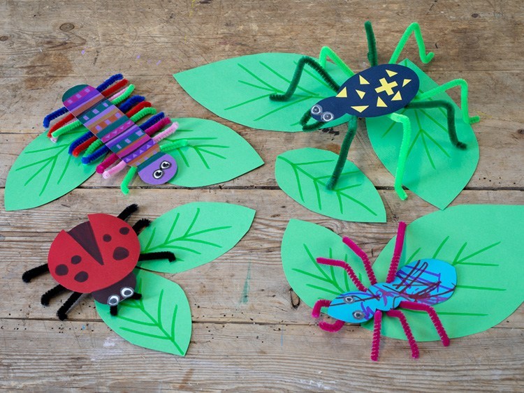 Fun cardboard bugs | DIY-projects | Søstrene Grene