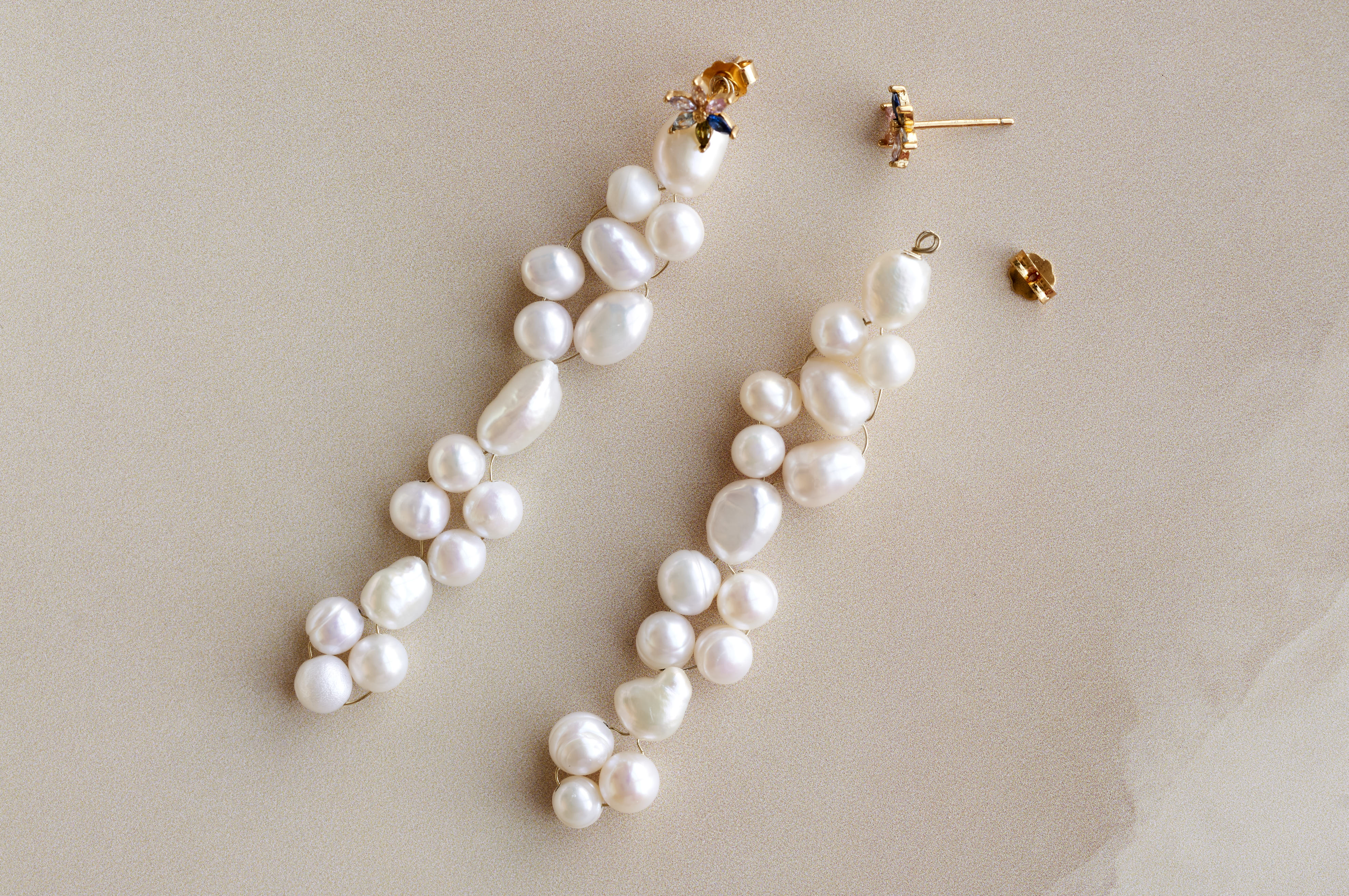 Perles d’eau douce pour clous d’oreilles | Projets de bricolage ...