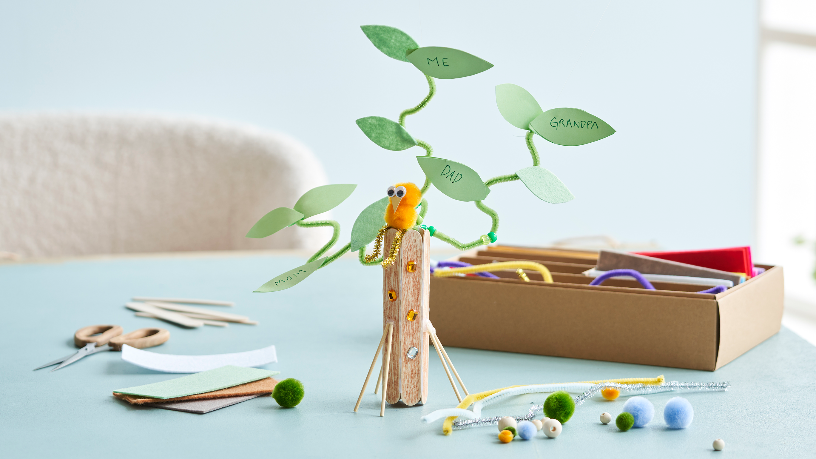 Leuke stamboom voor op de plank | DIY-projecten | Søstrene Grene