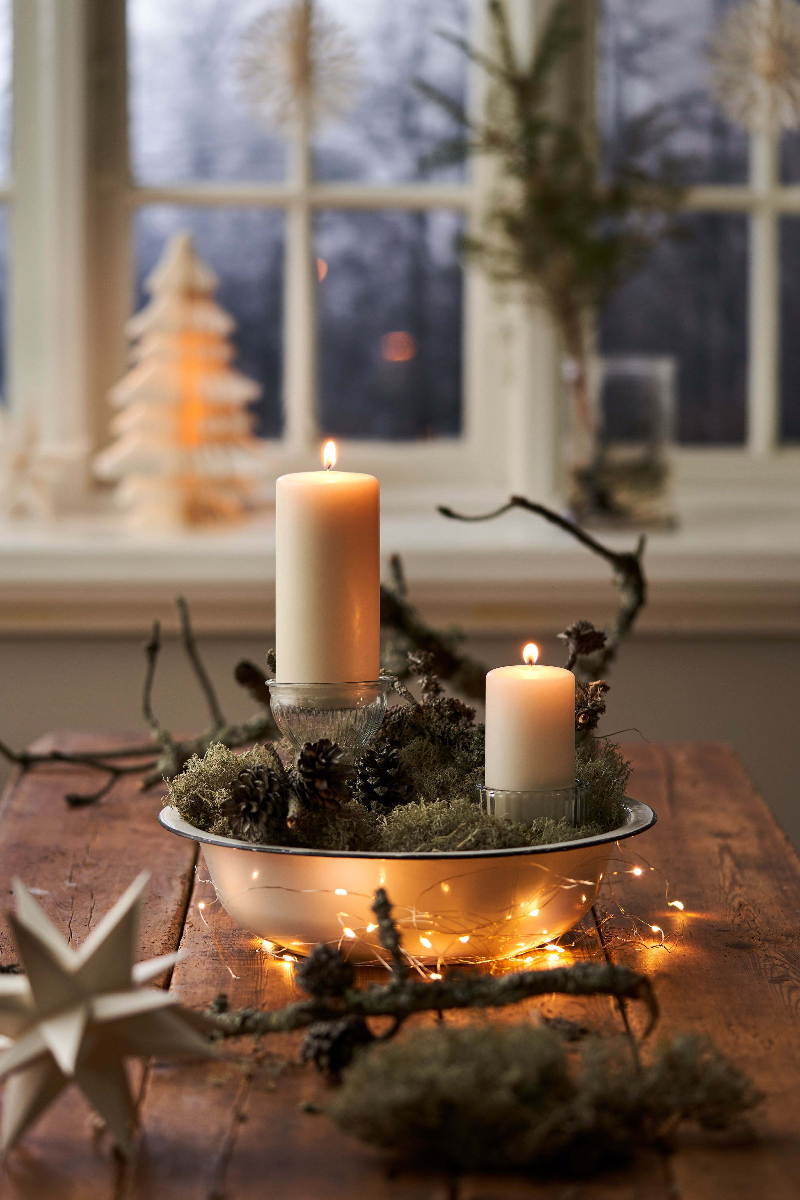 6 nemme juledekorationer med lys | Søstrene Grene