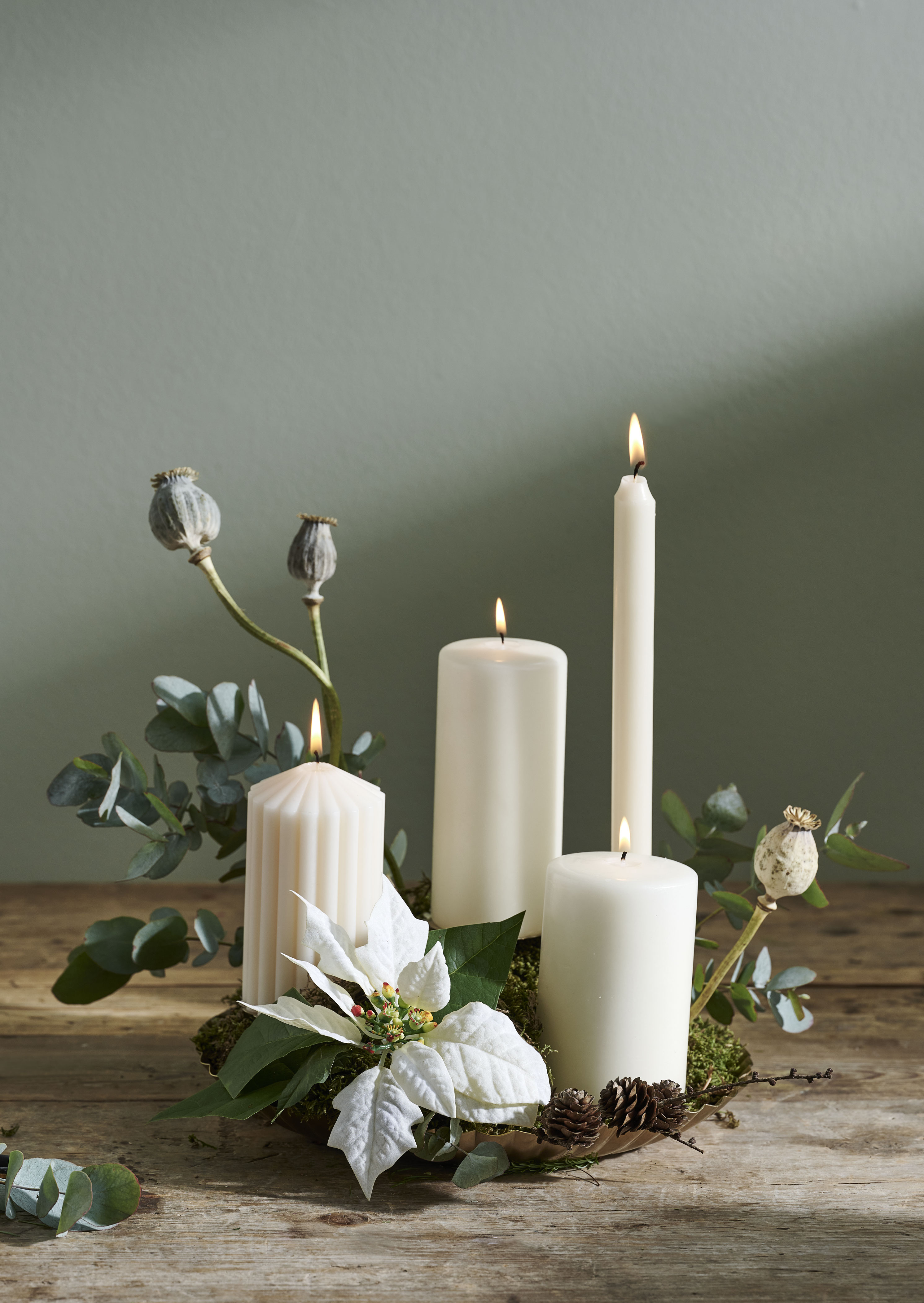 Adventskrans met kerststerren | DIY-projecten | Søstrene Grene